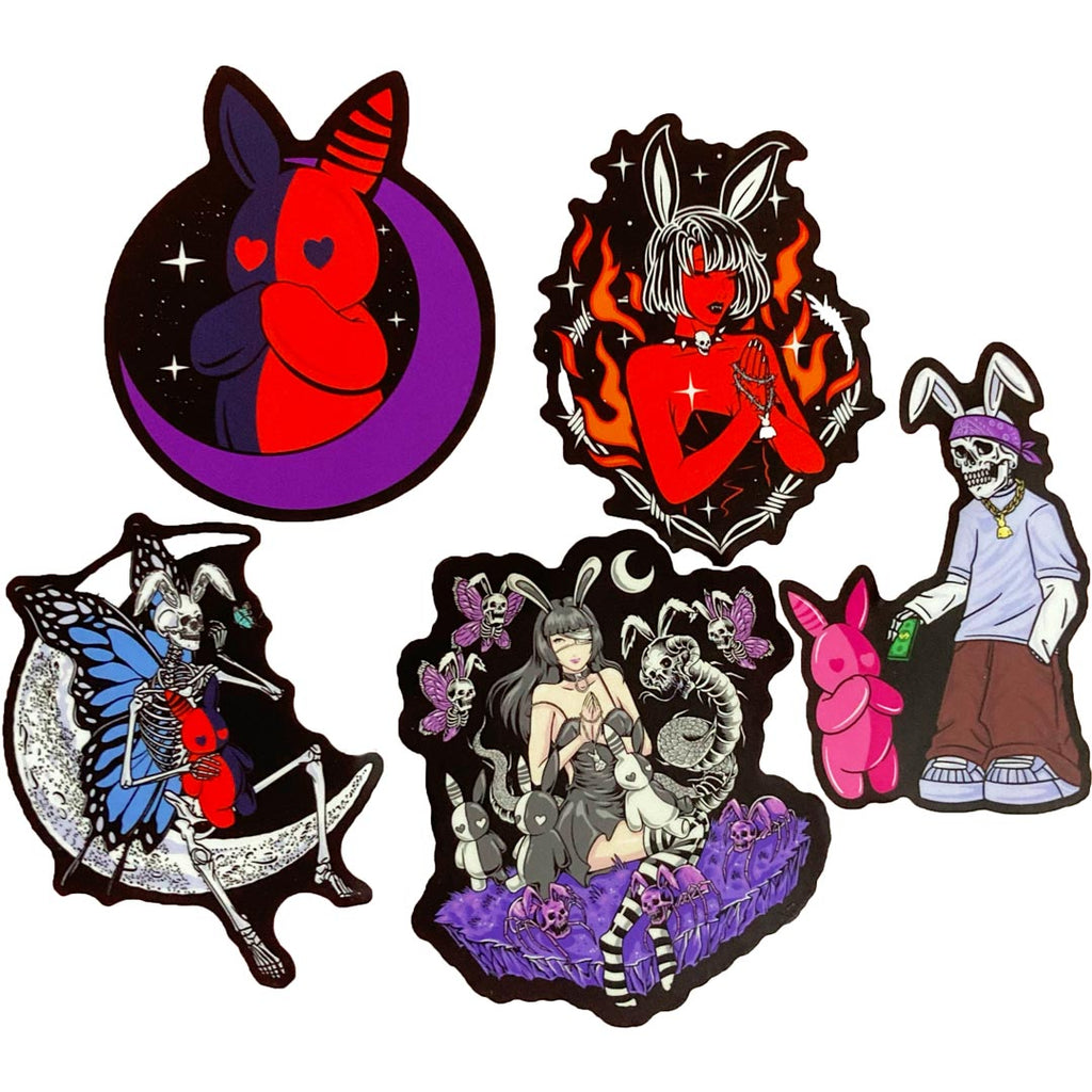 Sticker Pack (Sept. 2022) – PRAYING RABBIT