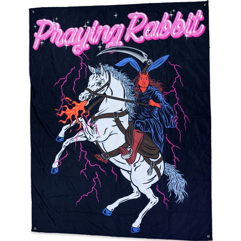 Rabbit Reaper Tapestry – PRAYING RABBIT